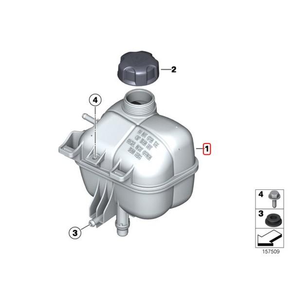 MINI URO製 BMW R55 R57 R58 R59 クーパー Cooper クーパーS CooperS ラジエーターサブタンク ...