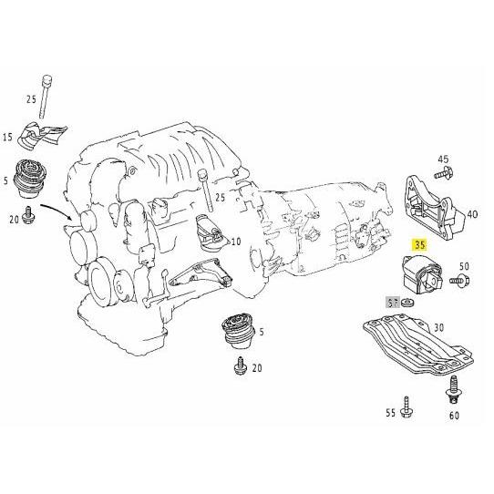 URO製 ベンツ ミッションマウント/ATマウント 1402401118 1402401318 1402401818 2122400418 ...