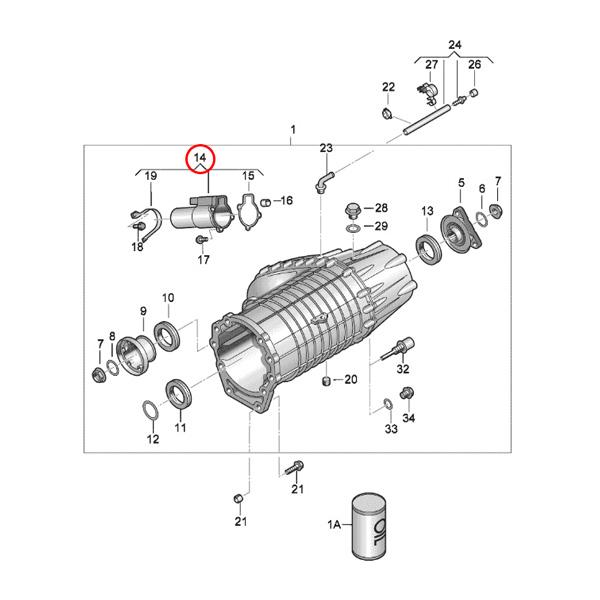 フォルクスワーゲン URO製 トゥアレグ 7L 平成14〜22年式 トランスファーケースモーター 0AD341601A 0AD341601C ...