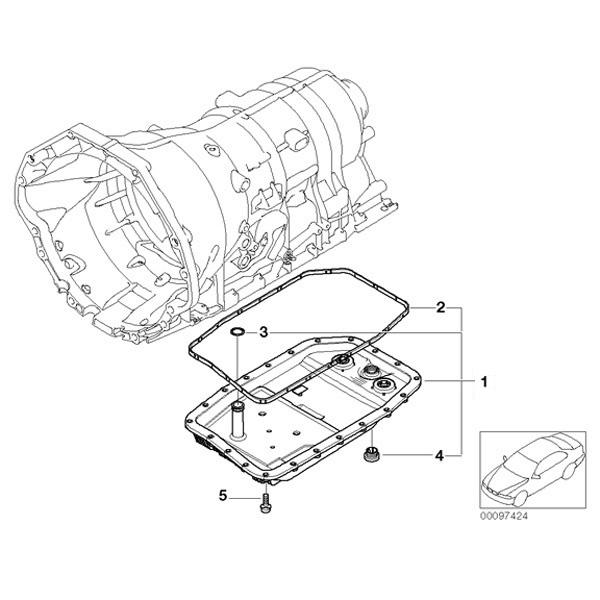 VAICO BMW E90 E91 E92 E93 ATオイルパン リペアキット 24152333907 24117536387 ...