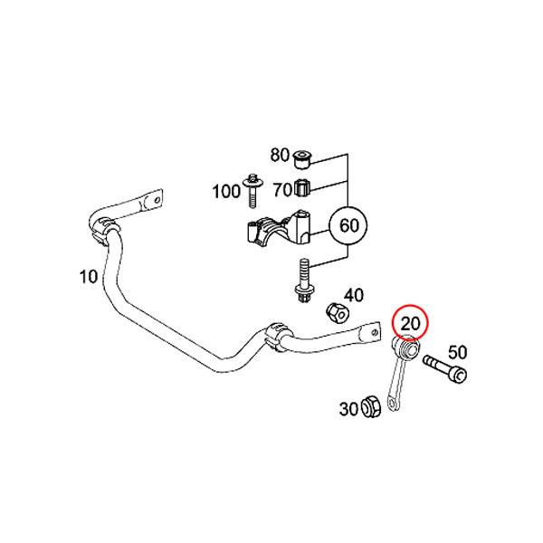 Mercedes-Benz VAICO製 ベンツ W211 E350 E500 E550 E55AMG E63AMG フロント スタビライザー ...