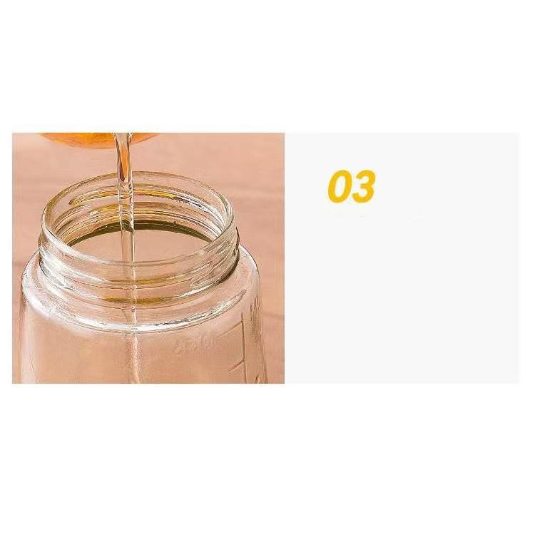 2本セット オイルボトル 630ml 自動開閉 液だれしない 目盛り付 漏れ防止 ガラス オイルポット 油差し ビネガーボトル 大容量 おしゃれ : goodem382801 : プロテクト ...