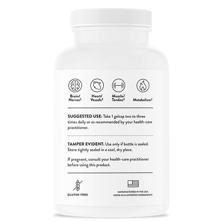 ソーン スーパーEPA 425mg DHA270mg 90粒 ジェルカプセル Thorne Super EPA Omega-3 fatty ...