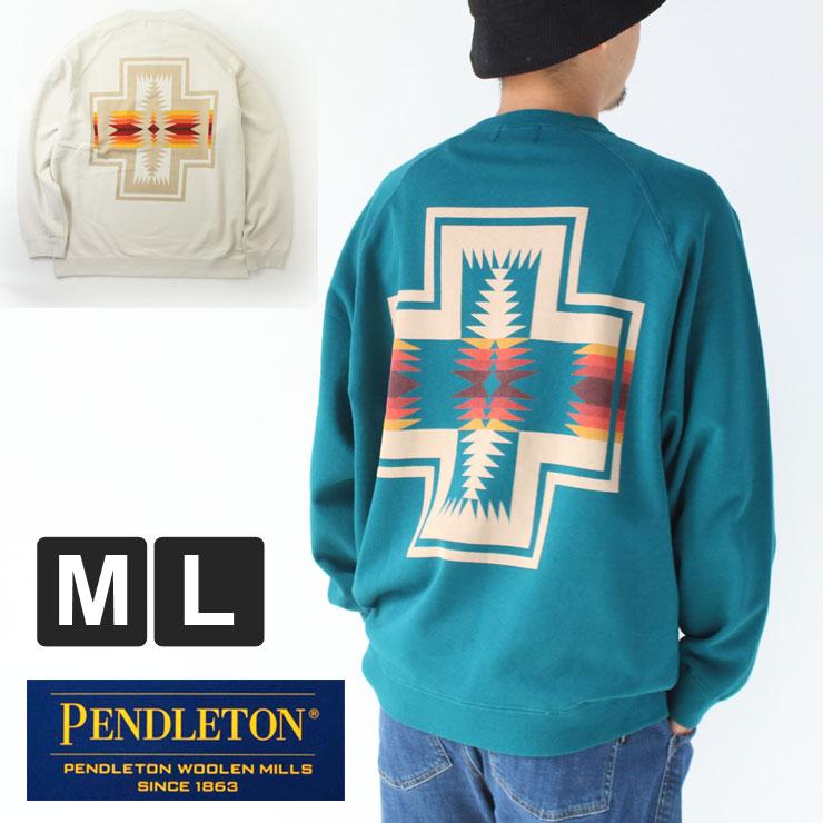 PENDLETON ペンドルトン ラグランバックプリント スウェット プルオーバー ユニセックス 3475-3006 1980722 : protocol - 通販 - Yahoo!ショッピング