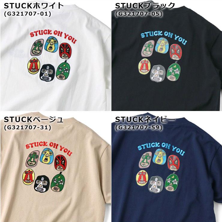 gym master ジムマスター 7.4oz feel your feeling 刺繍Tee STUCK ON YOU刺繍Tee ...