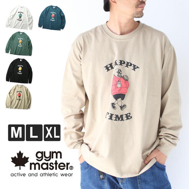gym master（ジムマスター） 長袖 tシャツ gym master 7.4oz Happy Time ロンT G221754 : protocol - 通販 - Yahoo!ショッピング