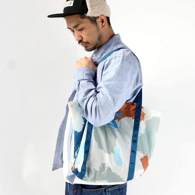 ポーラー バッグ POLeR DOPP STUFFABLE TOTE バッグ メンズ レディース アウトドア タウン フェス キャンプ ブラック カモ柄 :pls221acu1201 ...