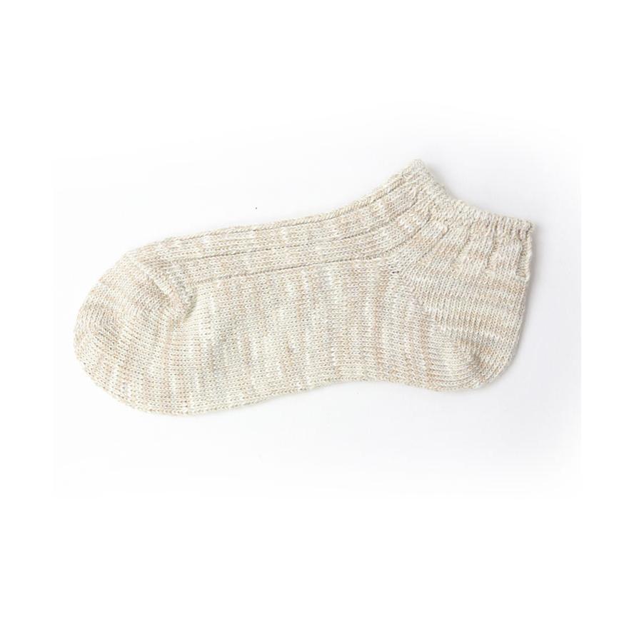 protocol 日本製 靴下 レディース SMALL STONE スモールストーン りねん 綿麻スニーカー ソックス ショートソックス ...