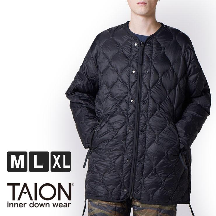 TAION タイオン ミリタリー M65 ライナーWジップ ダウンジャケット-ソフトシェル TAION-M65LSZBML : protocol - 通販 - Yahoo!ショッピング