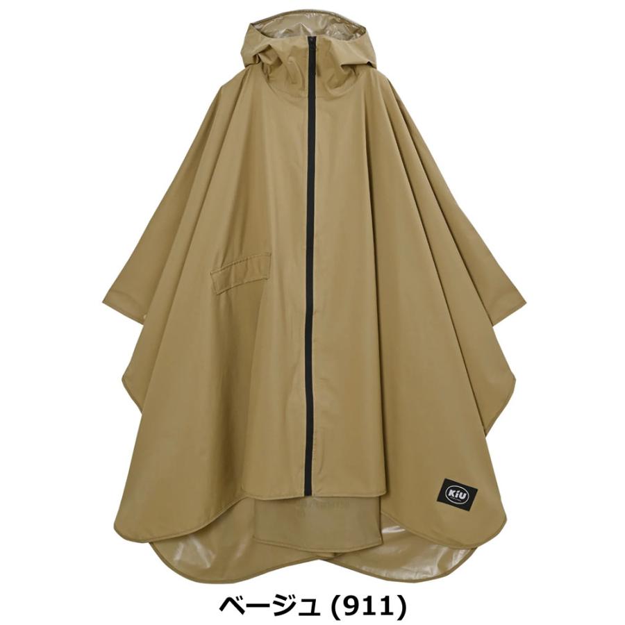 KiU キウ 2ND RAIN PONCHO 2nd キウレインポンチョ K405 はっ水 防水 リフレクター ベージュ(K405-911) : protocol - 通販 - Yahoo ...