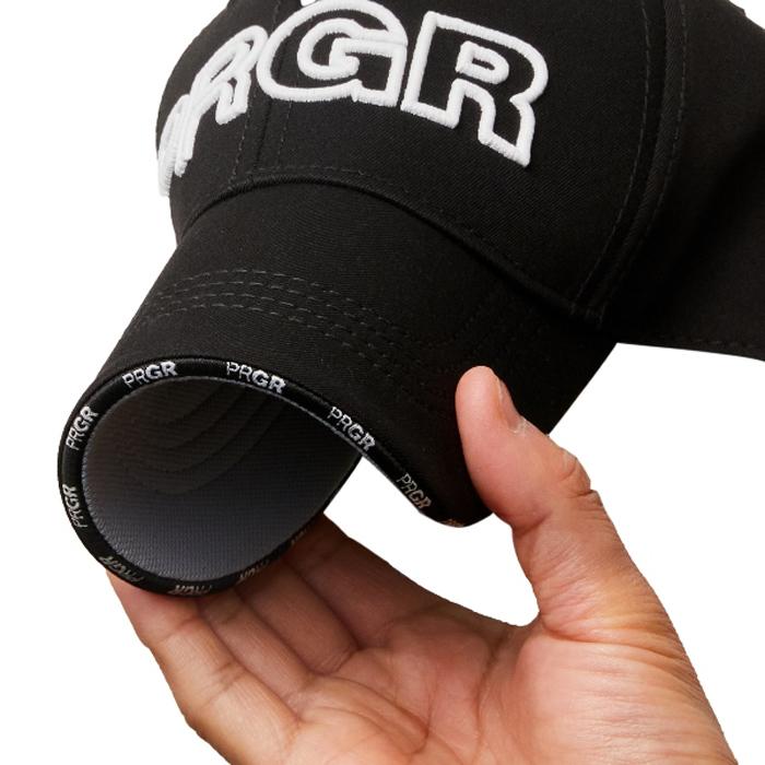 PRGR CAP / プロギア やわらかつば スタンダードキャップ PCAP-105 2022年モデル 数量限定 ホワイト×ブラック ホワイト ...
