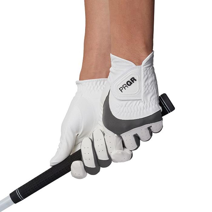 PRGR HIGH GRIP HAND GLOVE / プロギア ハイグリップハンド PG-319W グローブ 両手用 2019年モデル ...