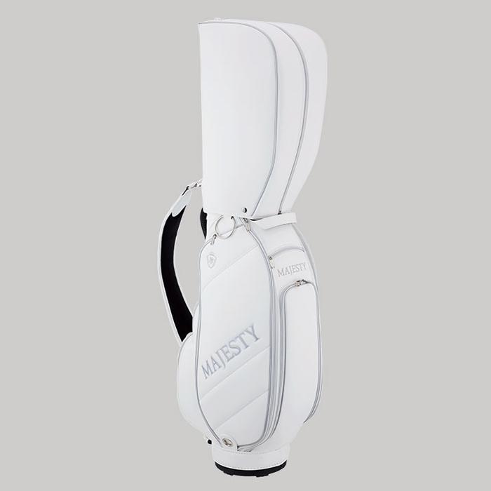 MAJESTY（ゴルフ） MAJESTY ULTRA SMOOTH LIGHT Caddy Bag CB3326 / マジェスティ ウルトラ スムース ライト キャディバッグ ホワイト 男女 ...