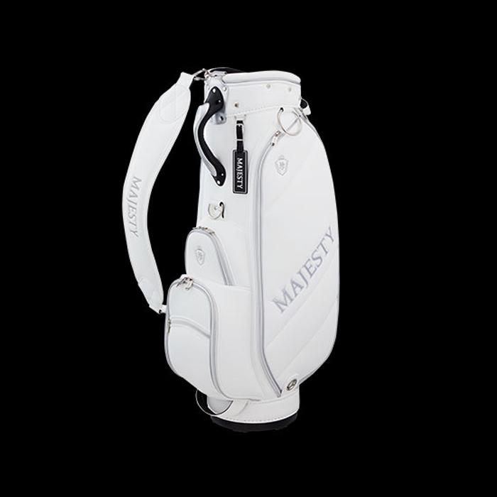 MAJESTY（ゴルフ） MAJESTY ULTRA SMOOTH LIGHT Caddy Bag CB3326 / マジェスティ ウルトラ スムース ライト キャディバッグ ホワイト 男女 ...
