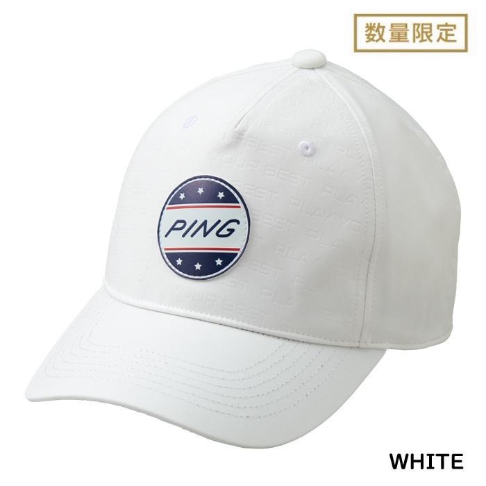 PING 【在庫限り】PING CIRCLE PATCH CAP HW-U2208 / ピン サークルパッチキャップ 2022年モデル 全3色(ホワイト/ブラウン/グレイ) 数量限定 メンズ ...