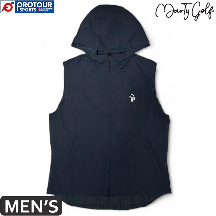Marty Golf Caddy Vest Navy (64) / マーティーゴルフ キャディー ベスト ネイビー メンズ ゴルフウエア ...