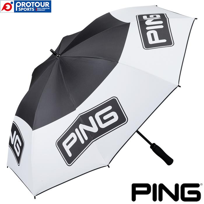 PING（ピン） PING TOUR UMBRELLA UM-P2401 / ピン ツアーアンブレラ 2024年モデル ホワイト・ブラック ...