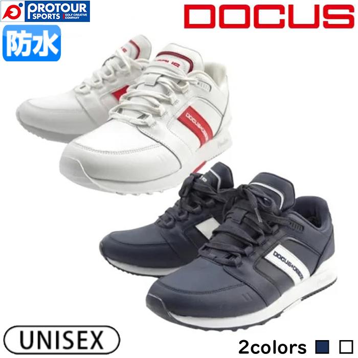 DOCUS HARAKEN DCSH752 DRY D SHOES / ドゥーカス ドライ ゴルフシューズ 全2色 ユニセックス スパイクレス 防水 シューズ 本革 : プロツアースポーツ ...