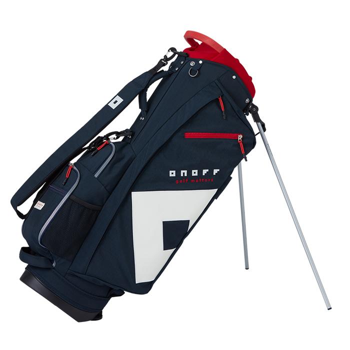 ONOFF STAND CADDIE BAG OB0324 / オノフ スタンドキャディバッグ OB0324 2023年モデル 全4色 9型 2.6kg(軽量タイプ) ネームプレート付き ...