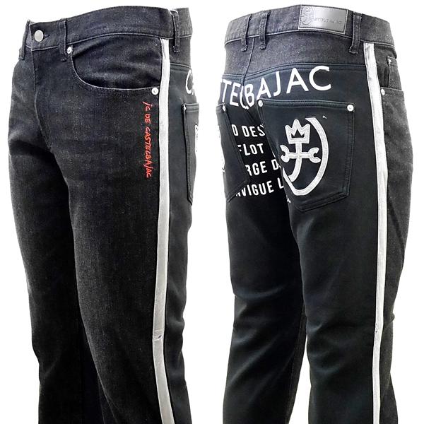 カステルバジャック ジーンズ 46 82cm ゴルフ タウンウェア 側章ファブリックチェンジ メンズ 新作23AW 23092105 jc ...