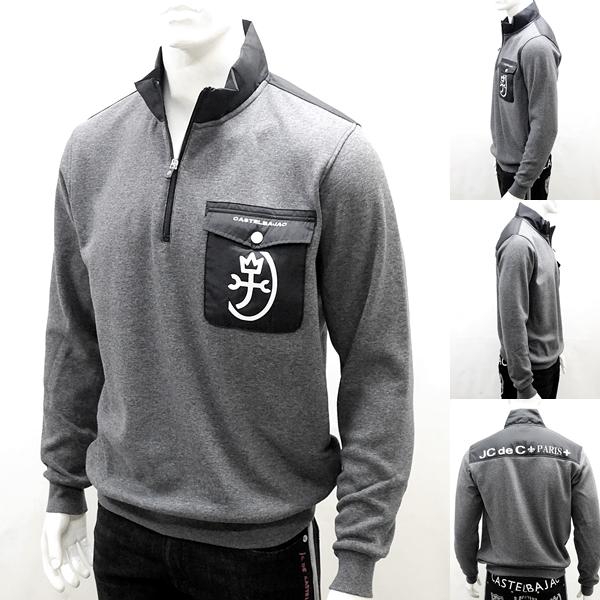 CASTELBAJAC カステルバジャック トレーナー 48 L ゴルフ タウンウェア 裏起毛 バックショットモデル メンズ 新作23AW ...