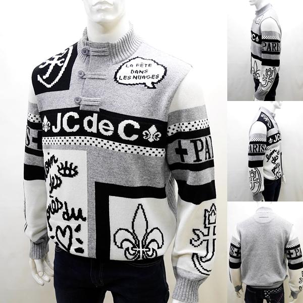 CASTELBAJAC カステルバジャック セーター 50 LL ゴルフ タウンウェア インターシャデザイン メンズ 新作23AW ...