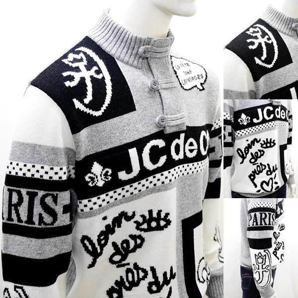 CASTELBAJAC カステルバジャック セーター 50 LL ゴルフ タウンウェア インターシャデザイン メンズ 新作23AW ...