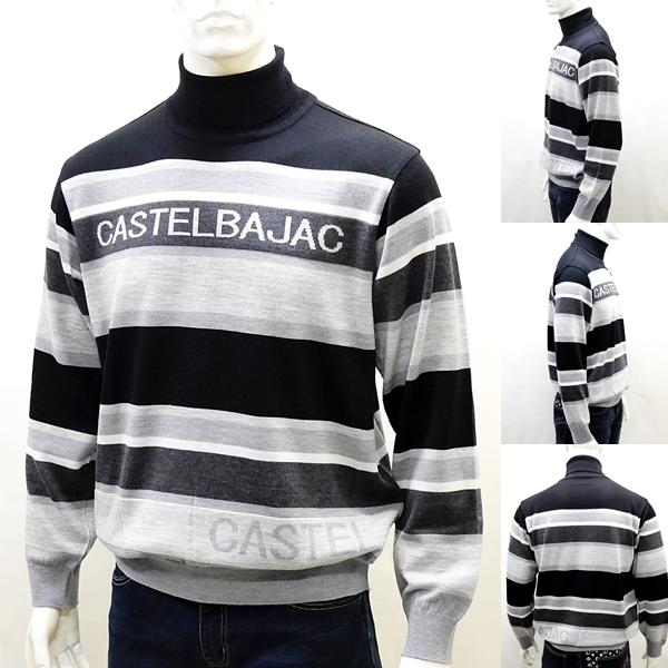 CASTELBAJAC（カステルバジャック） タートルネックセーター 50 LL ゴルフ タウンウェア ハイゲージニット メンズ 新作23AW ...
