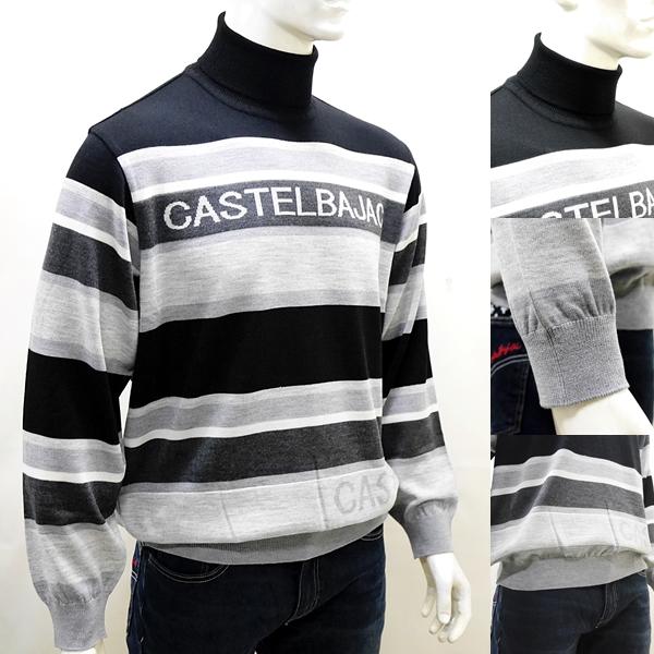 CASTELBAJAC（カステルバジャック） タートルネックセーター 50 LL ゴルフ タウンウェア ハイゲージニット メンズ 新作23AW ...
