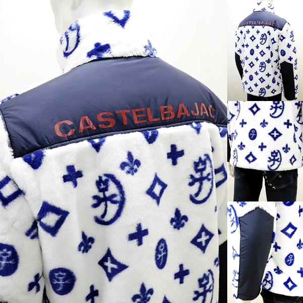 カステルバジャック ジャケット 48 L ゴルフ タウンウェア フリースモノグラム メンズ 新作23AW 23092154 jc KRf m ...