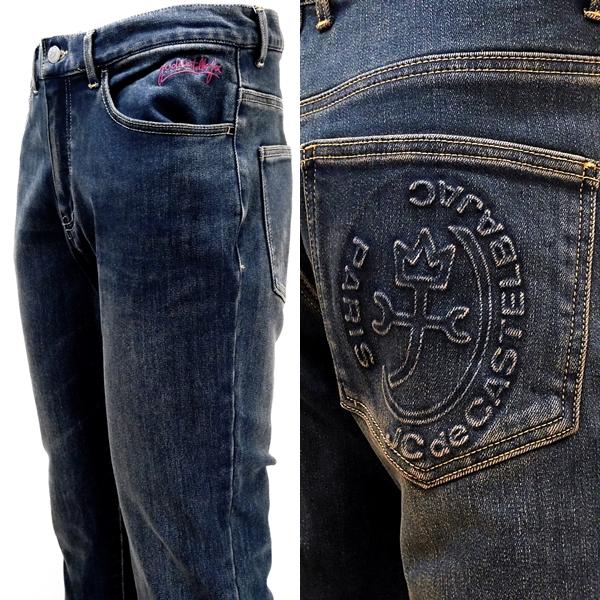 カステルバジャック ジーンズ 48 86cm ゴルフ タウンウェア 裏起毛 ウオーマータイプ メンズ 新作23AW 23092157 jc ...