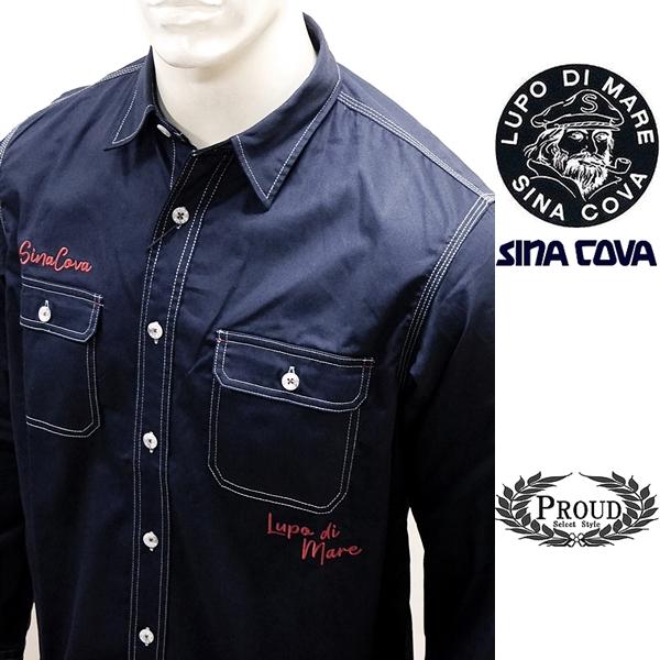 SINA COVA シナコバ シャツ 長袖 LL ゴルフ メンズウェア ポイント刺繍デザイン 29700円 新作24AW 2491405 sc KAf m 24224010 : PROUD ...