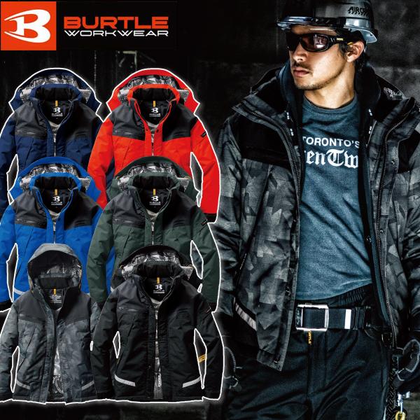 BURTLE バートル 秋冬 防水防寒ジャケット(大型フード付) ユニセックス :7610:プロウエスヤフーショッピング店 - 通販 - Yahoo!ショッピング