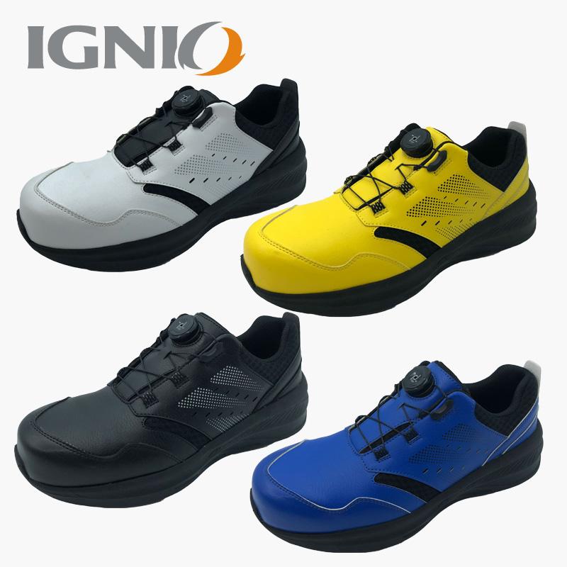IGNIO イグニオ セーフティシューズ IGS1013TGF 安全靴 合成皮革 樹脂先芯 TGFシステム メッシュ おたふく手袋 : プロウエスヤフーショッピング店 - 通販 - Yahoo ...