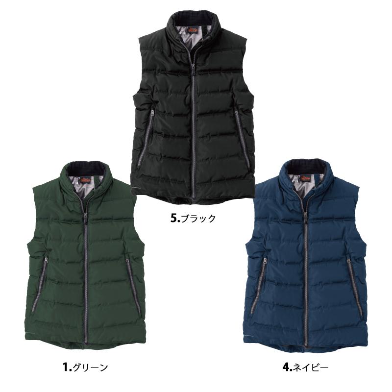 EVENRIVER イーブンリバー R-195 ファイバーダウンヒートベスト 防寒着 作業着 軽量 防寒ベスト 作業服 : プロウエスヤフーショッピング店 - 通販 - Yahoo!ショッピング