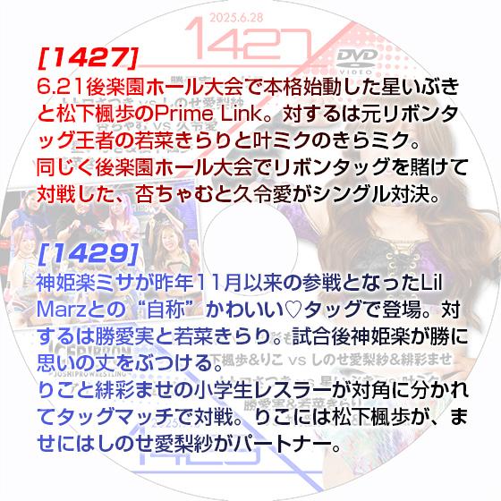 アイスリボンvol.1427＆1429 : プロレスリングJP - 通販 - Yahoo!ショッピング