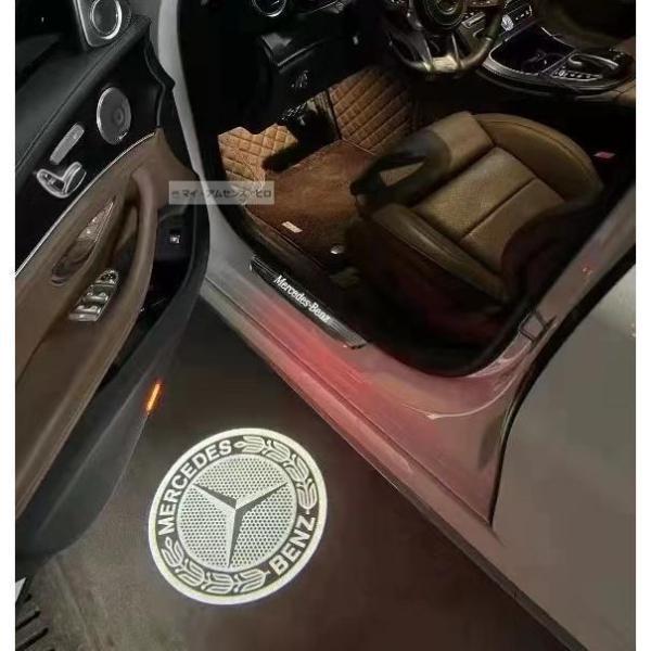 メルセデスベンツ cla glc glb gla gls C E Aクラスなど カーテシライト カーテシランプ ドアウェルカムライト LED ...