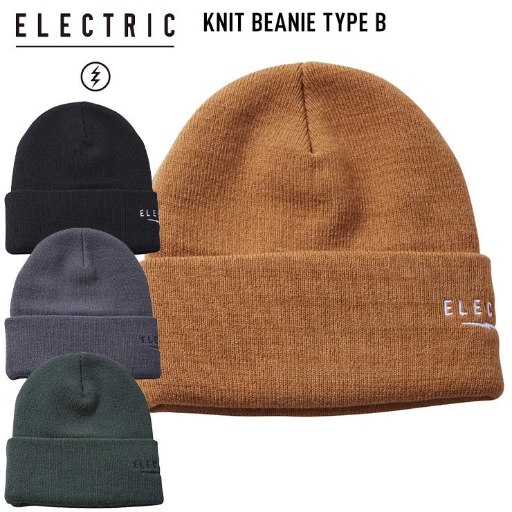 ELECTRIC（エレクトリック） 正規品 23-24 ELECTRIC KNIT BEANIE TYPE B ニット ビーニー 帽子 防寒 ...