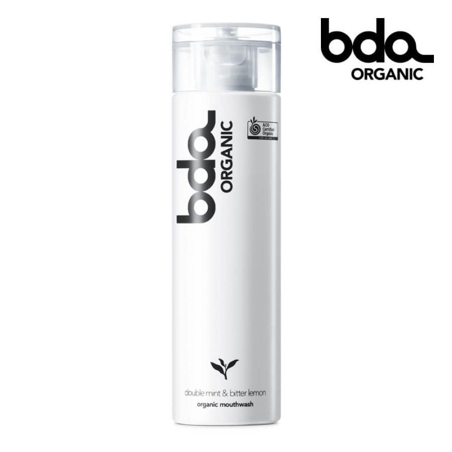 bda ORGANIC organic ビーディーエー オーガニック マウスウォッシュ ダブルミント＆ビターレモン 200mL たかくら新産業 ...