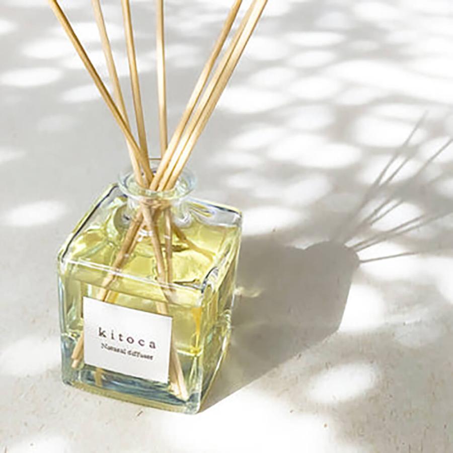 HARUKADO 木と果 kitoca ディフューザー 190mL 芳香剤 消臭 おしゃれ アロマ 天然精油 100% 使用 ルームフレグランス ゼラニウム ベルガモット ミント カモミー ...