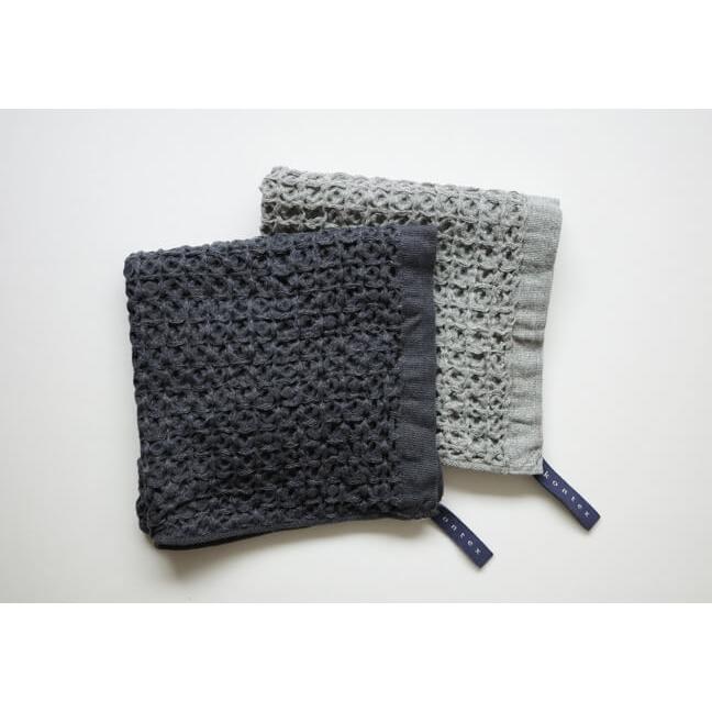 kontex（コンテックス） kontex BRERA ブレラ ハングチーフ ループ付き 36×36cm ハンカチ ミニタオル ゲストタオル キッチンタオル ティータオル ワッフル生地 タオル ...