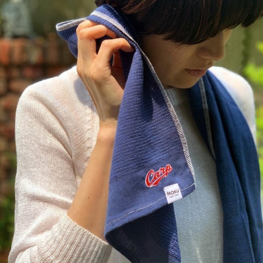 kontex コンテックス MOKU タオル レッド ネイビー 広島東洋カープ承認 カープ応援グッズ カープロゴ入り カープ女子 carp 33×100cm フェイスタオル : PSPS ...