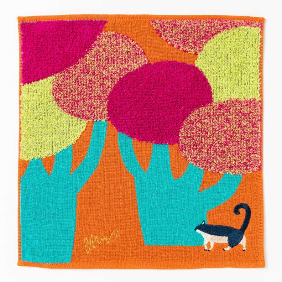 moritaMiW (モリタミウ) 森田miW ハンカチ ガーゼ・パイルハンカチ 歩く仔シリーズ ハンカチタオルサイズ ガーゼハンカチ ハンカチタオル 25cm×25cm くすばし ...