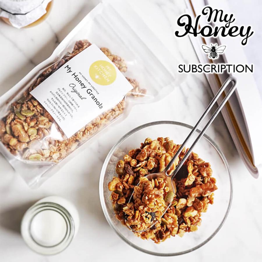 MYHONEY グラノーラ マイハニー ダイエット 生はちみつ 非加熱 my honey グルテンフリー 無添加 砂糖不使用 ギフト 自宅用 マイハニーグラノーラ 200g 蜂蜜 血糖値 穏や ...
