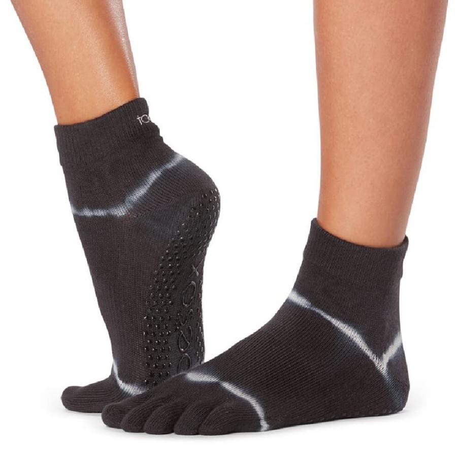 Toesox ToeSox 靴下 アンクル フル ハーフ Full-Toe Half-Toe ヨガ フィットネス 滑り止め付き 5本指ソックス ...