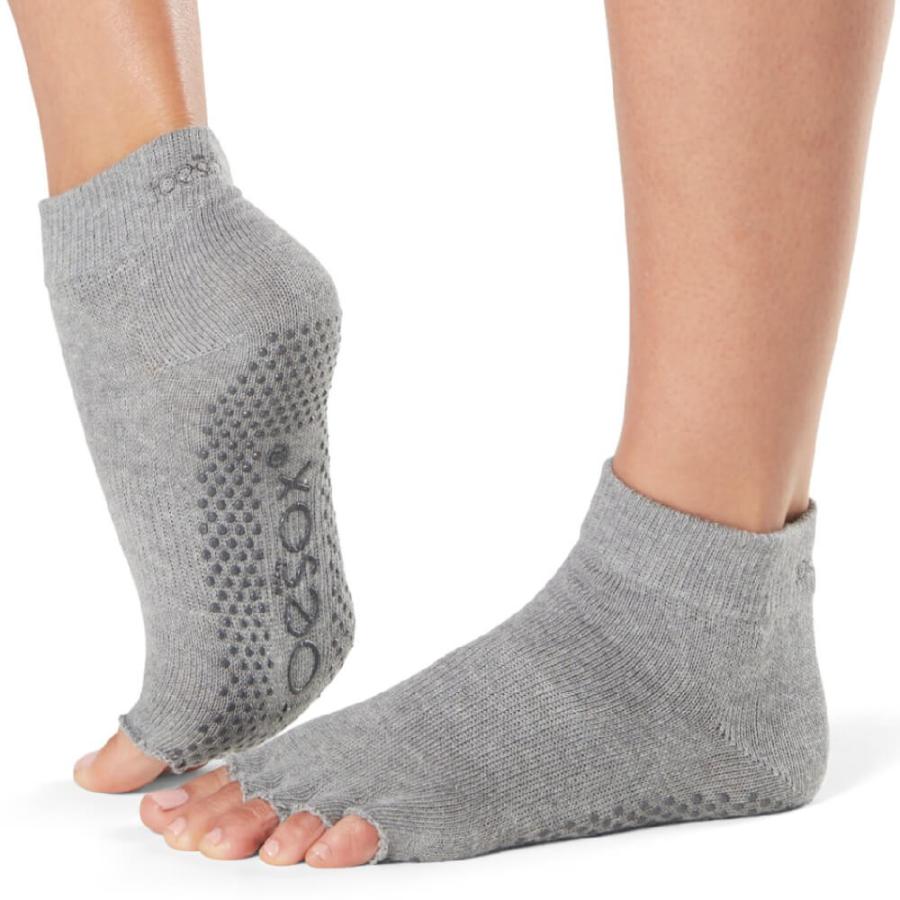 Toesox ToeSox 靴下 アンクル フル ハーフ Full-Toe Half-Toe ヨガ フィットネス 滑り止め付き 5本指ソックス ...