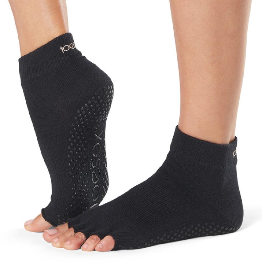 Toesox ToeSox 靴下 アンクル フル ハーフ Full-Toe Half-Toe ヨガ フィットネス 滑り止め付き 5本指ソックス ...