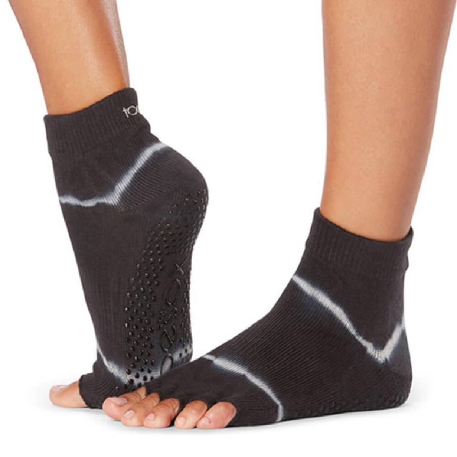 Toesox ToeSox 靴下 アンクル フル ハーフ Full-Toe Half-Toe ヨガ フィットネス 滑り止め付き 5本指ソックス ...