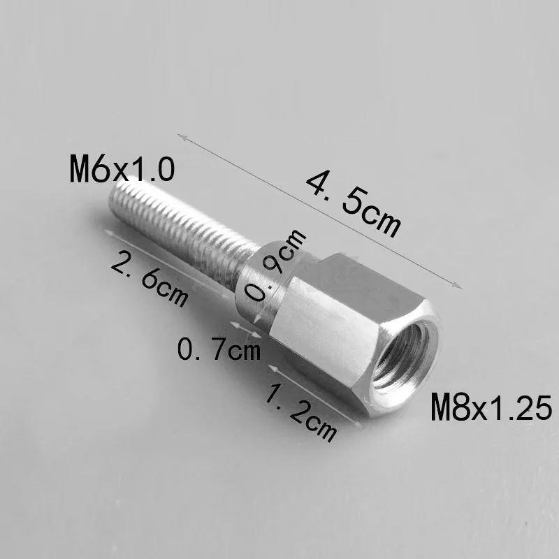スクーター用リアミラーアダプターM8 8MM?6MM M6 オスメス ネジ延長持ち上げ 2個 : パーツセンター東京 - 通販 - Yahoo!ショッピング