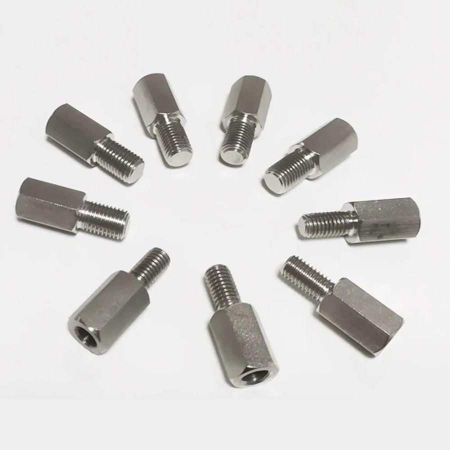 ステンレス 製ミラーアダプター M10 M8 M6 スクーター用 変換ボルト付き : パーツセンター東京 - 通販 - Yahoo!ショッピング